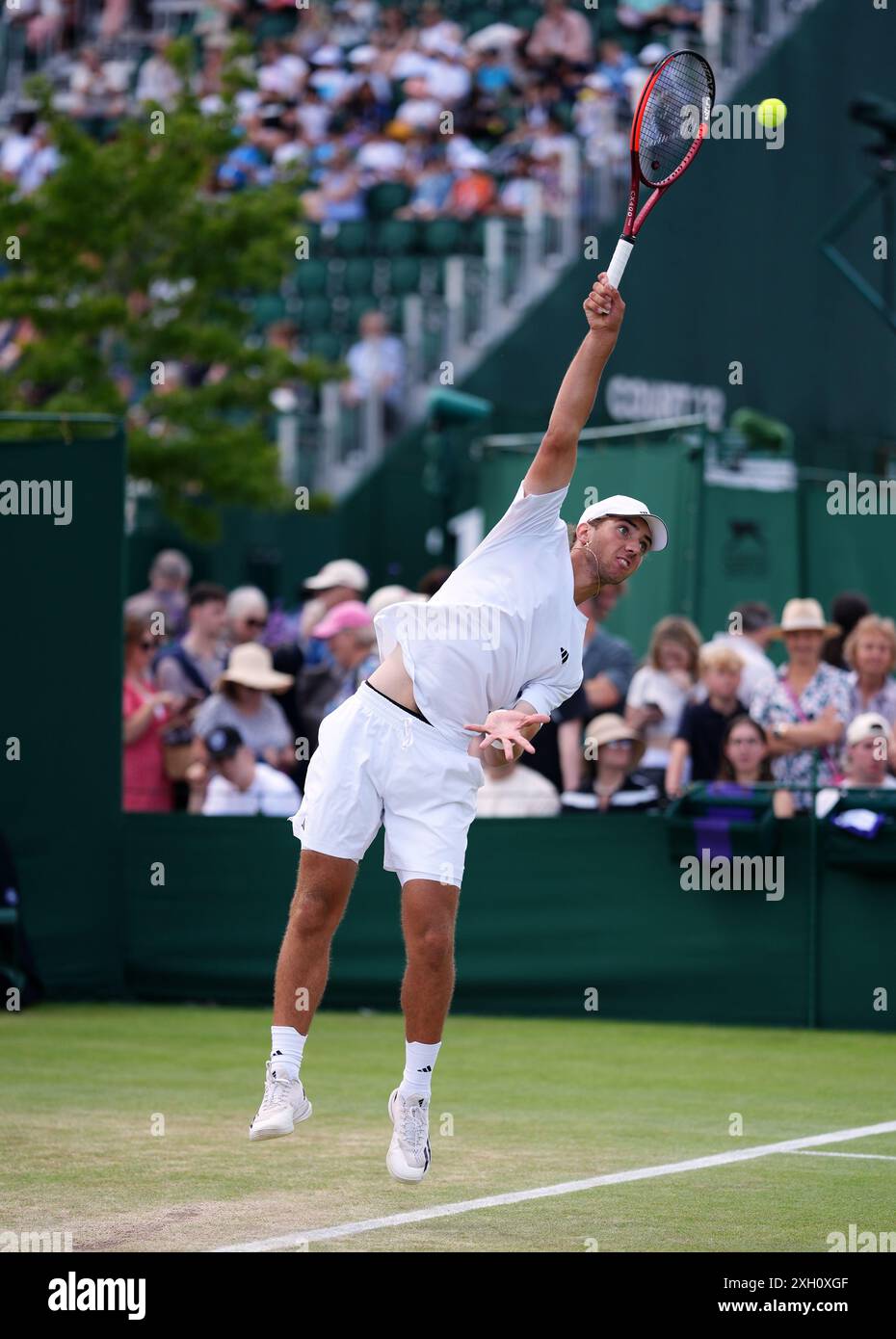 Mark Ceban on day eleven of the 2024 Wimbledon Championships at the All ...