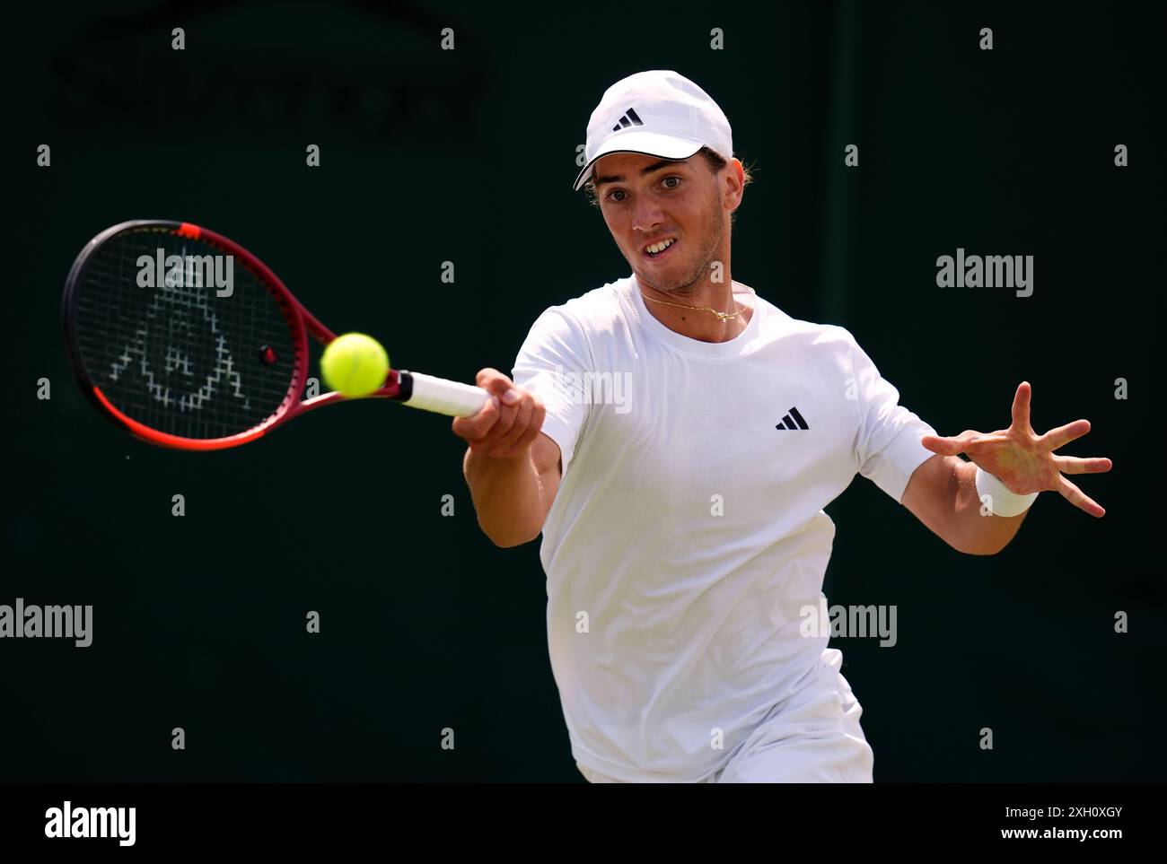 Mark Ceban on day eleven of the 2024 Wimbledon Championships at the All ...