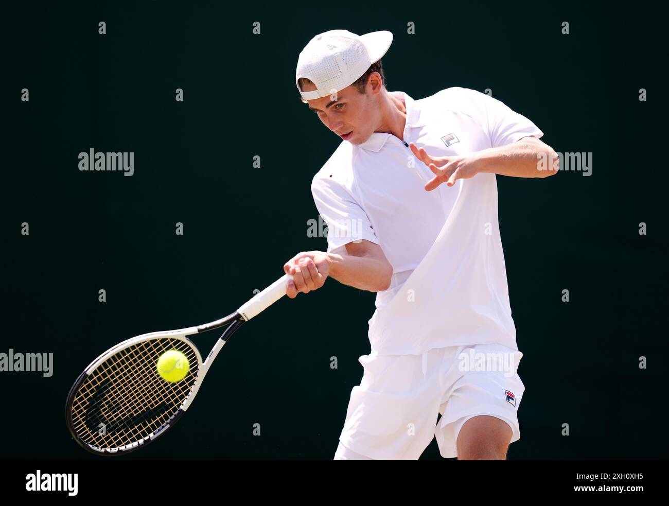 Maxim Mrva on day eleven of the 2024 Wimbledon Championships at the All ...