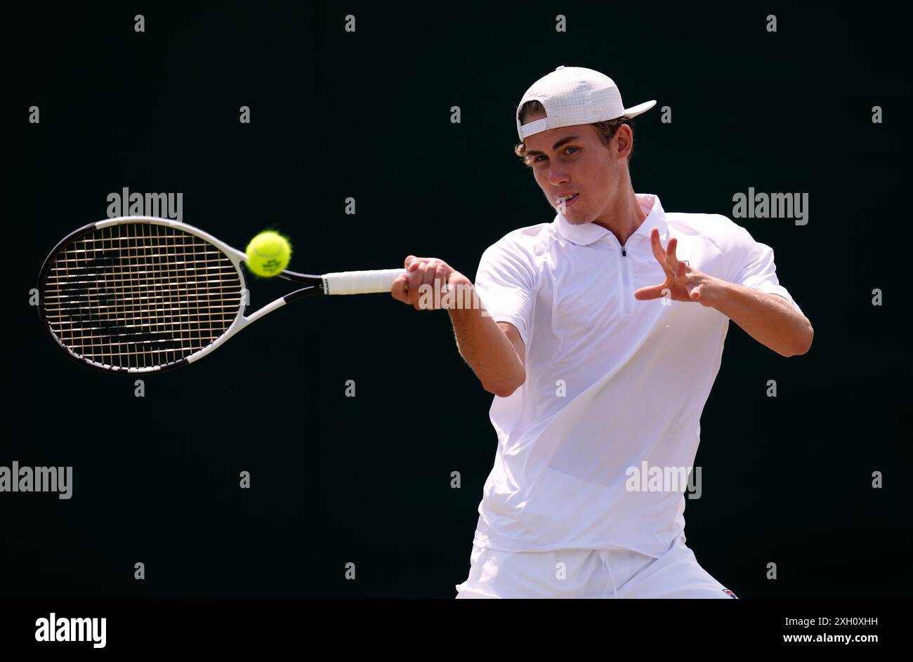 Maxim Mrva on day eleven of the 2024 Wimbledon Championships at the All ...