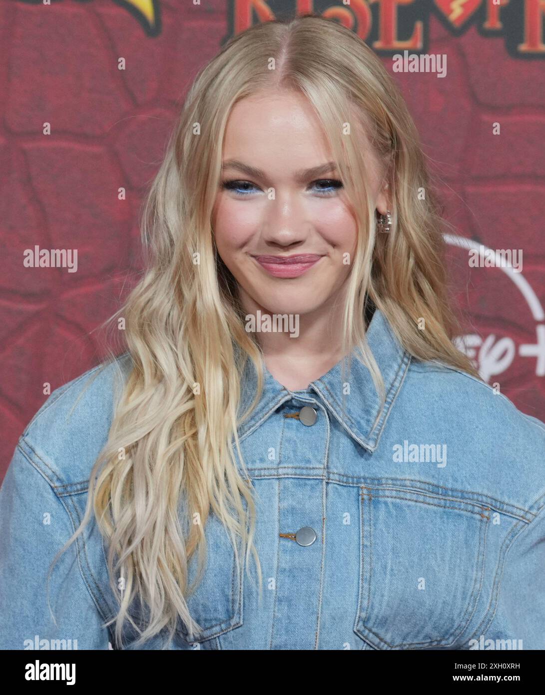 Freya Skye arrives at the Disney's DESCENDANTS: THE RISE OF RED World Premiere held at The Walt ...