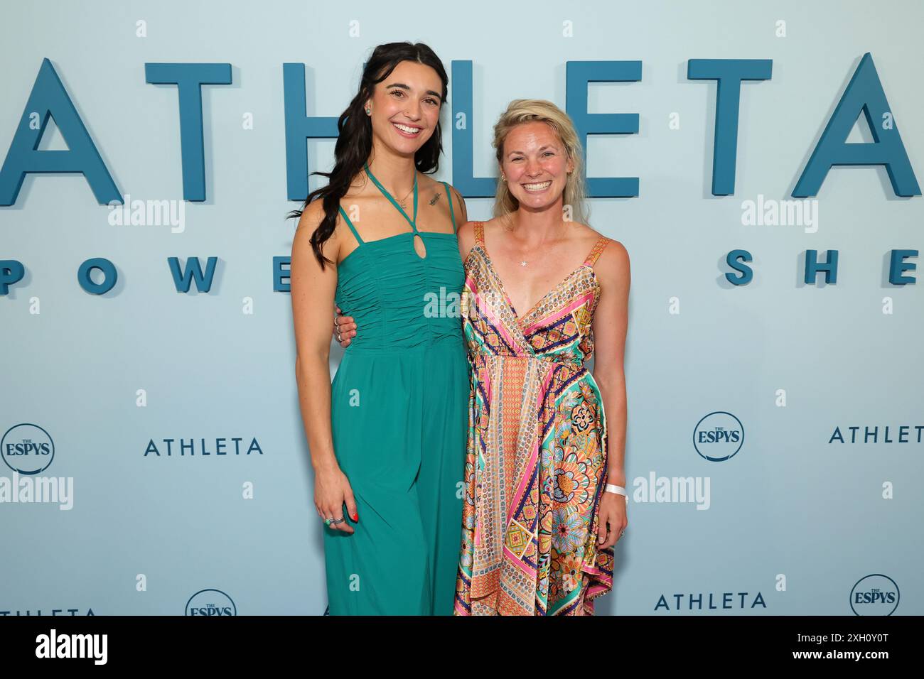 BEVERLY HILLS, CA - JULYE 10: Brenna Huckaby, Jessie Diggins at the ...
