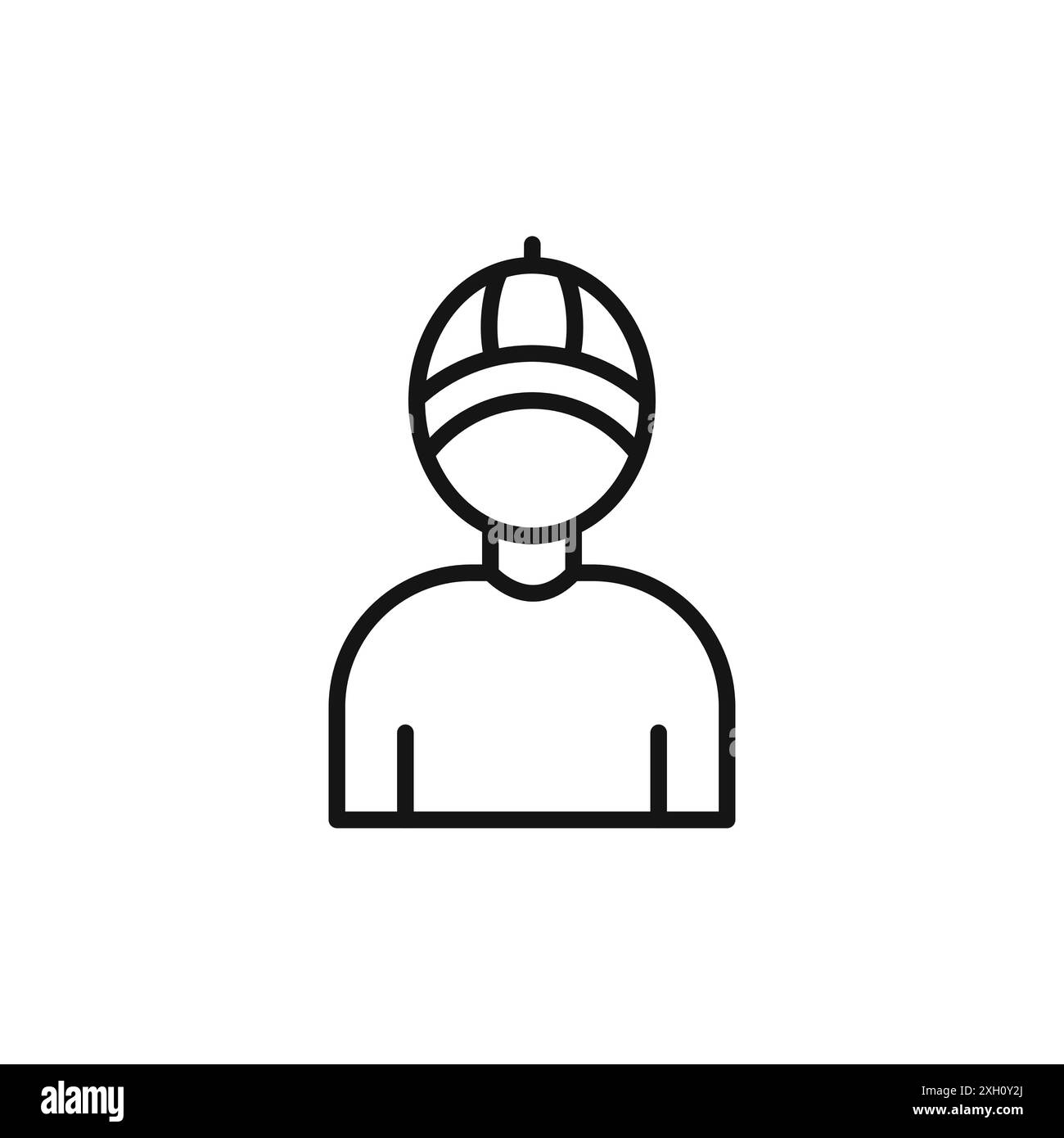 coach icon logo sign vector outline in black and white color Stock ...