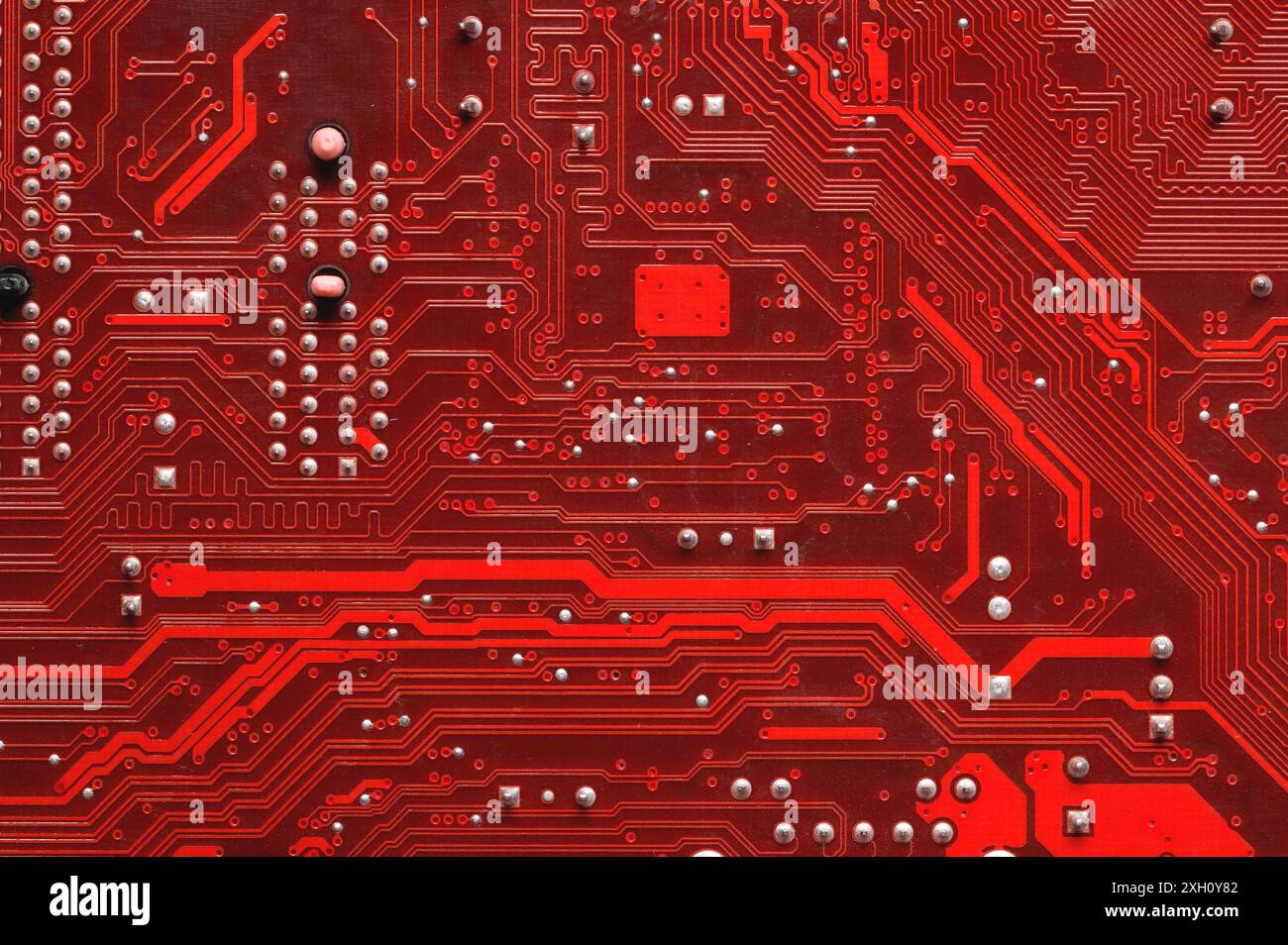 Printed circuit board. Electronic computer technology. Motherboard ...