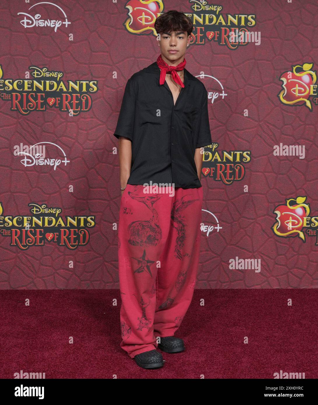 Los Angeles, USA. 10th July, 2024. Malachi Barton arrives at the Disney ...