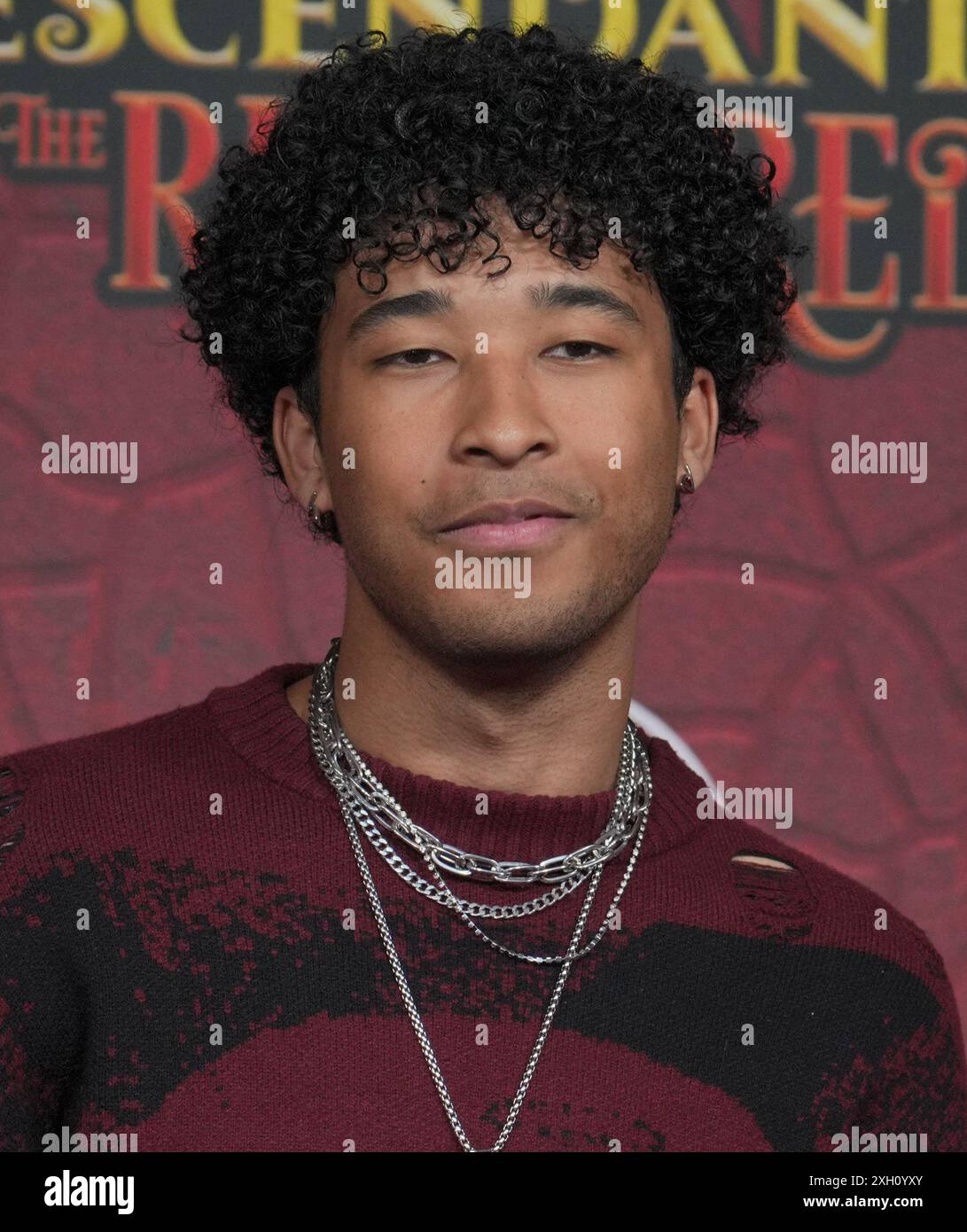 Adrian Lyles arrives at the Disney's DESCENDANTS: THE RISE OF RED World ...