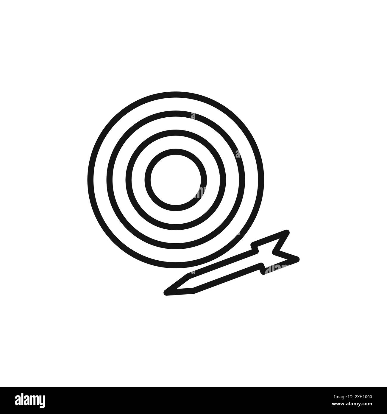 darts icon logo sign vector outline in black and white color Stock ...