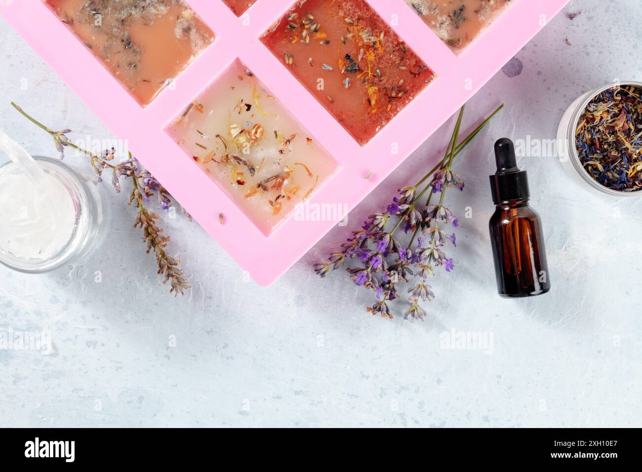 Soap making process hi-res stock photography and images - Alamy