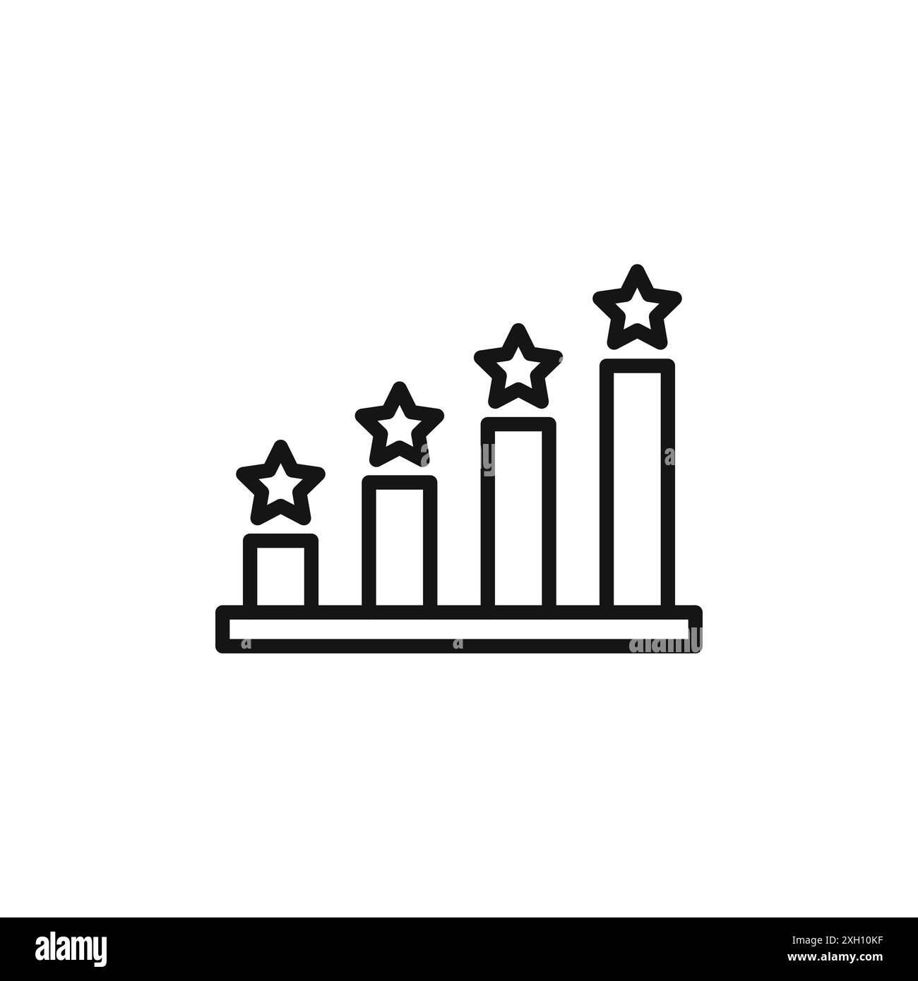 customer product rating icon logo sign vector outline in black and ...