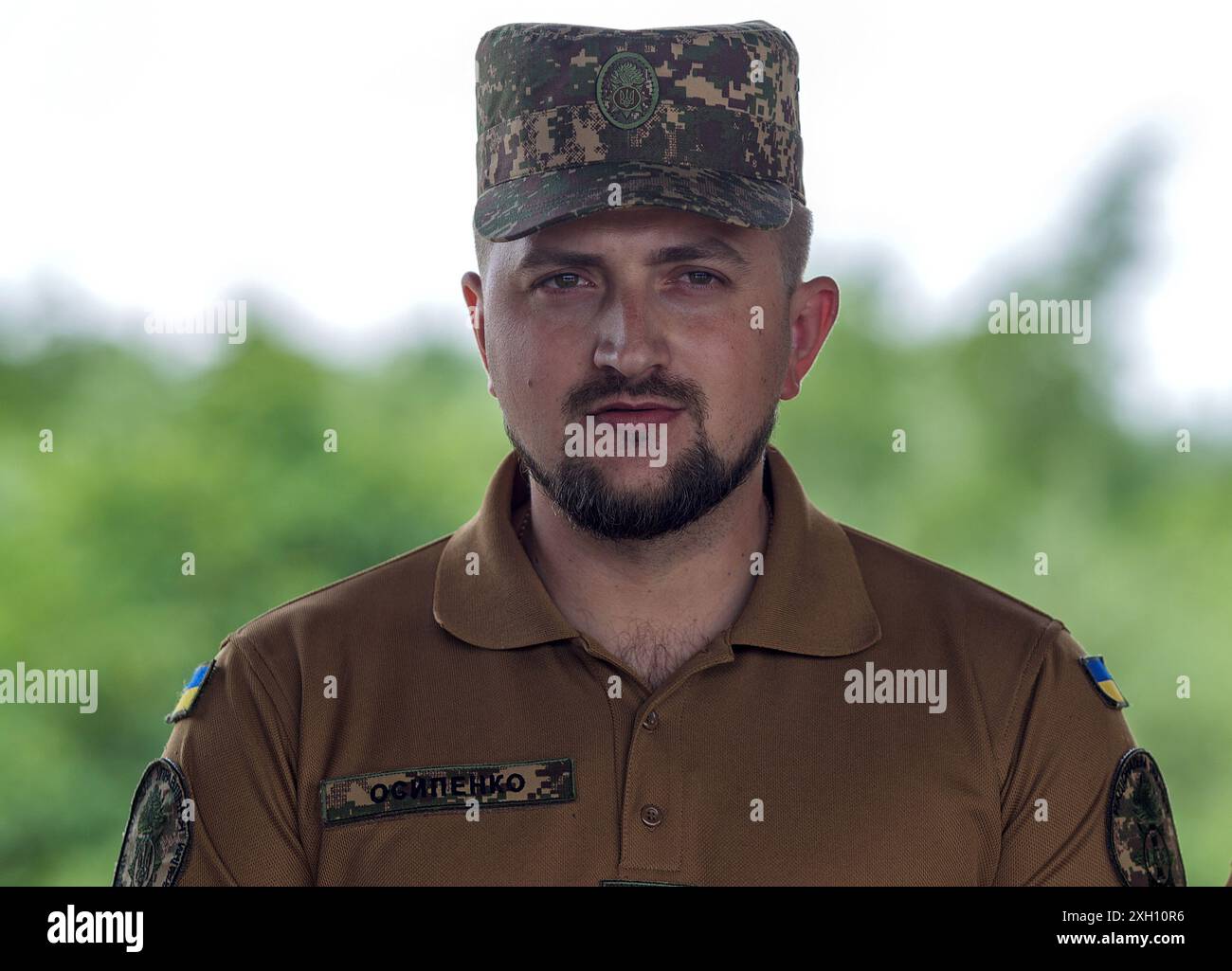 KYIV REGION, UKRAINE - JULY 5, 2024 - Deputy Commander of the National ...