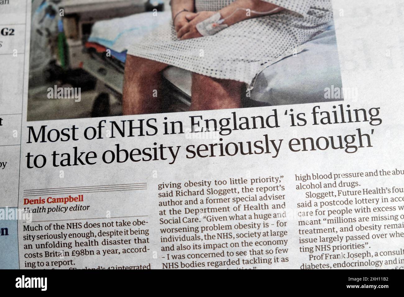 'Most of NHS in England 'is failing to take obesity seriously enough ...
