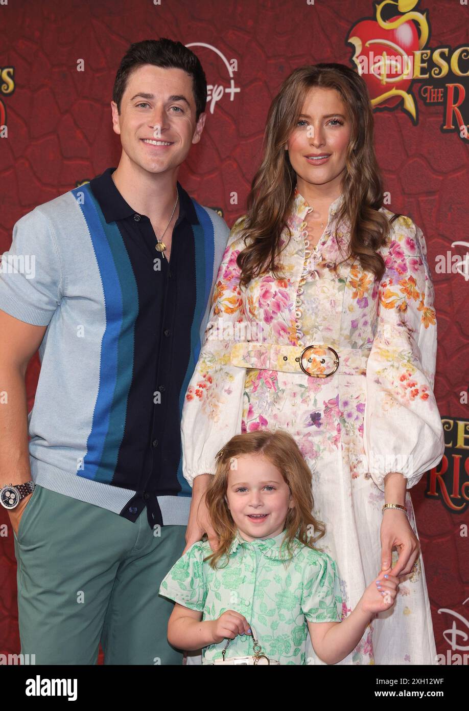 Burbank, Ca. 10th July, 2024. David Henrie, Maria Cahill at the ...
