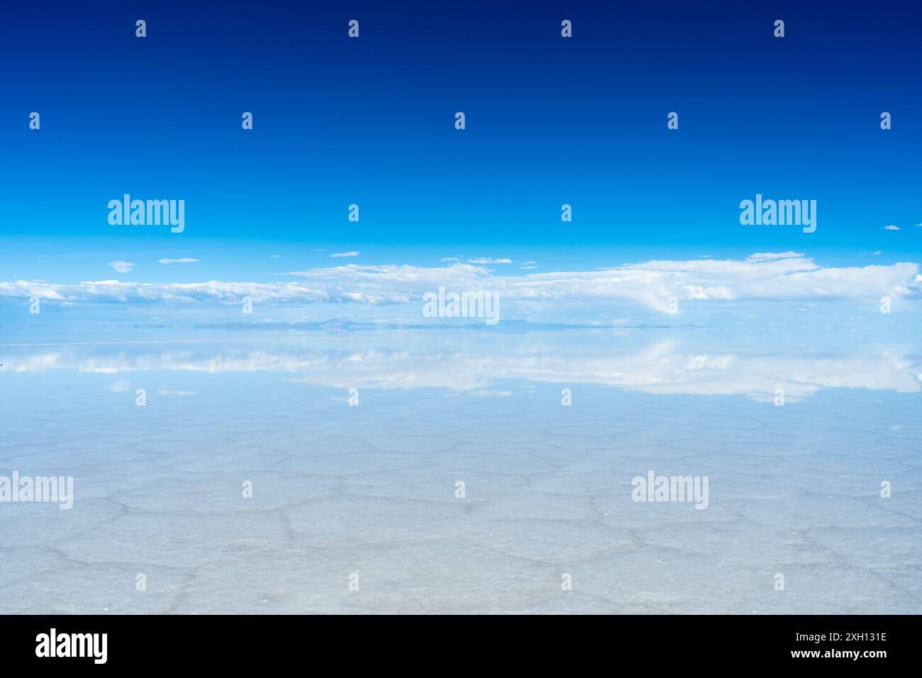 Uyuni Salt Flats. Altiplano, Bolivia. Rainy Season. Tunupa Volcano ...
