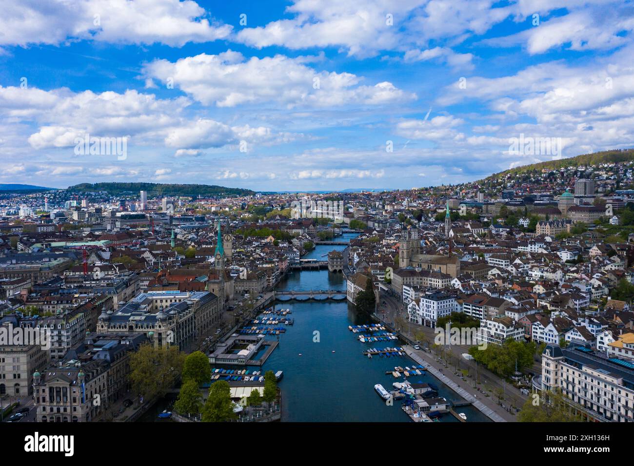 Zurich city skyline view limmat hi-res stock photography and images - Alamy