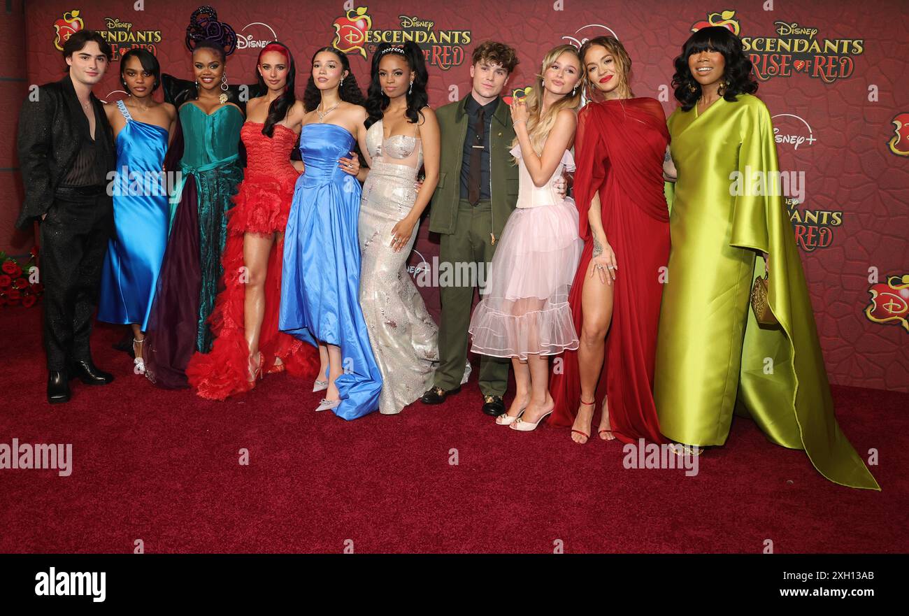 Burbank, Ca. 10th July, 2024. China Anne McClain, Malia Baker, oshua ...