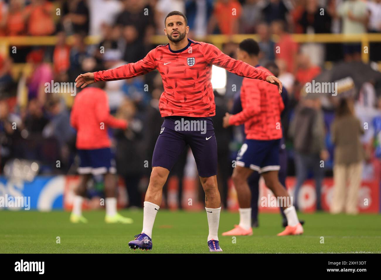 Kyle Walker (England) before the Semi Final of the UEFA European ...