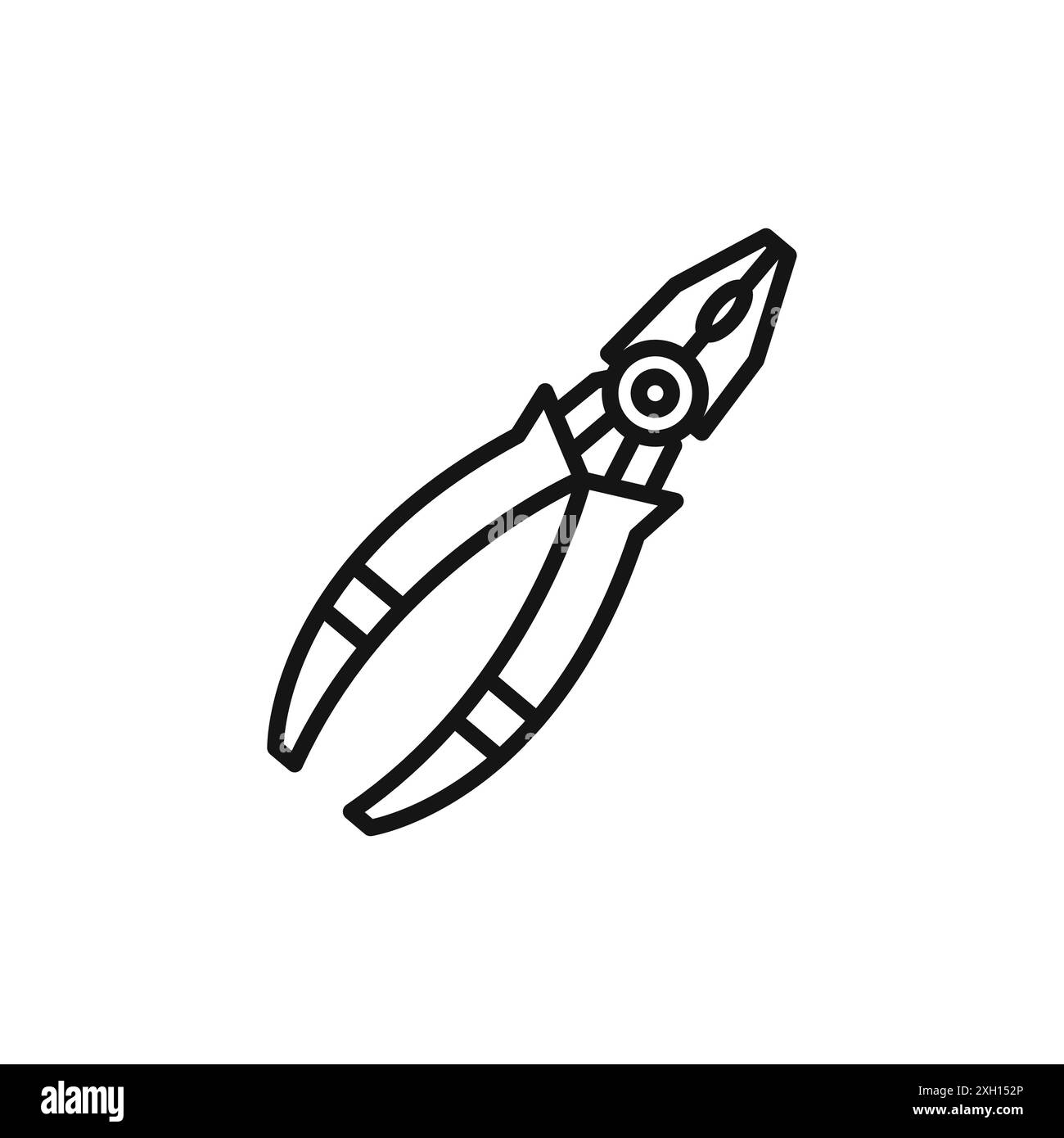 Plumber icon in outline Cut Out Stock Images & Pictures - Alamy