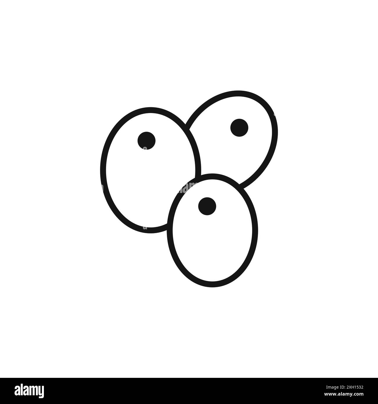 Nance icon logo sign vector outline in black and white color Stock ...