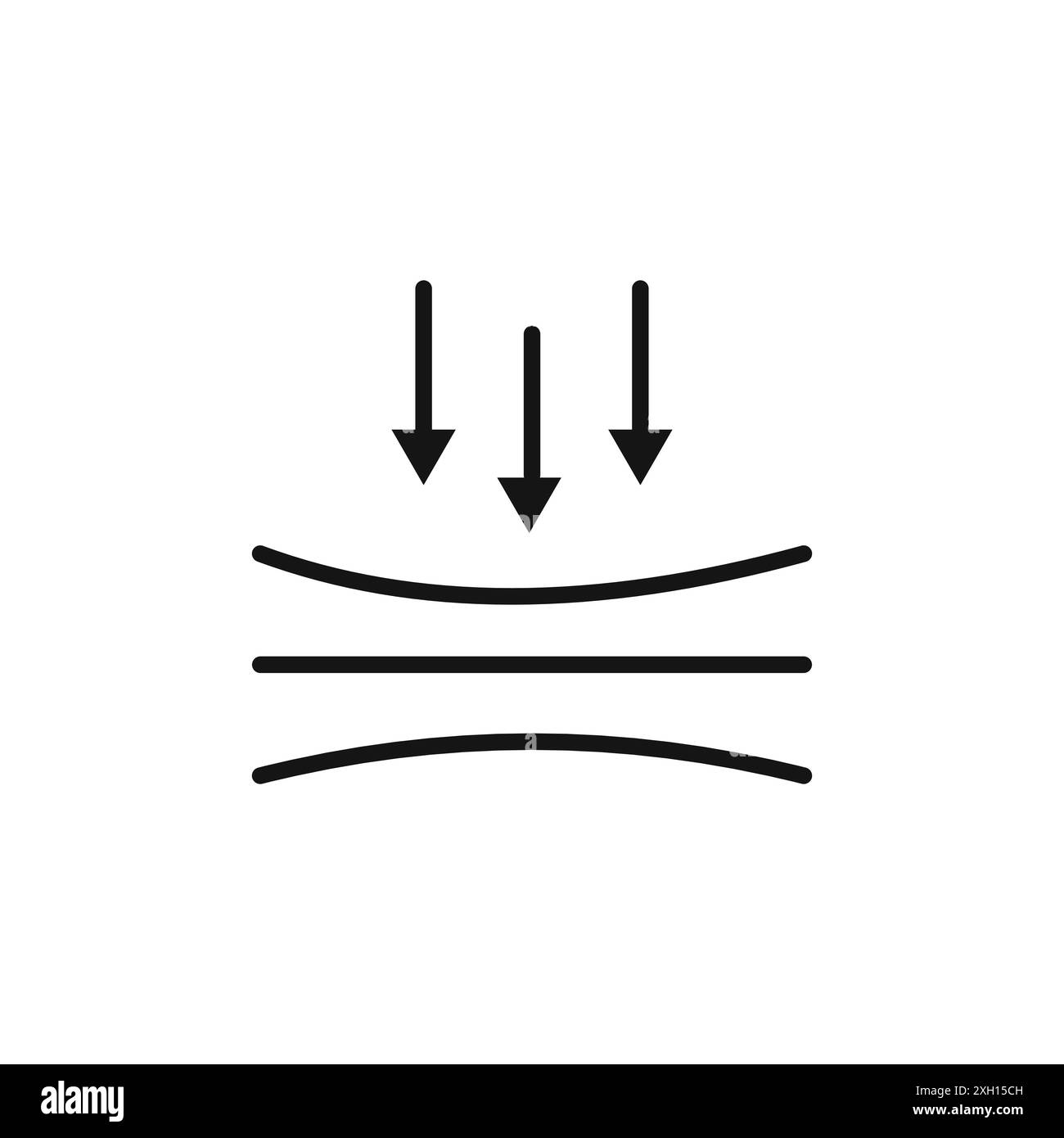 Resilience icon logo sign vector outline in black and white color Stock ...