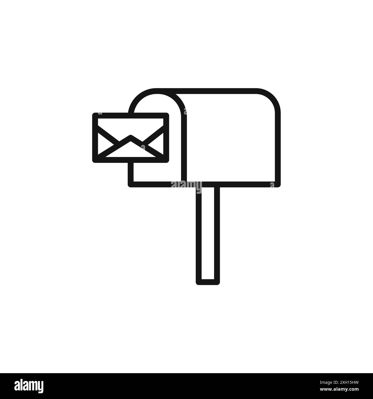 Letterbox mail Black and White Stock Photos & Images - Alamy