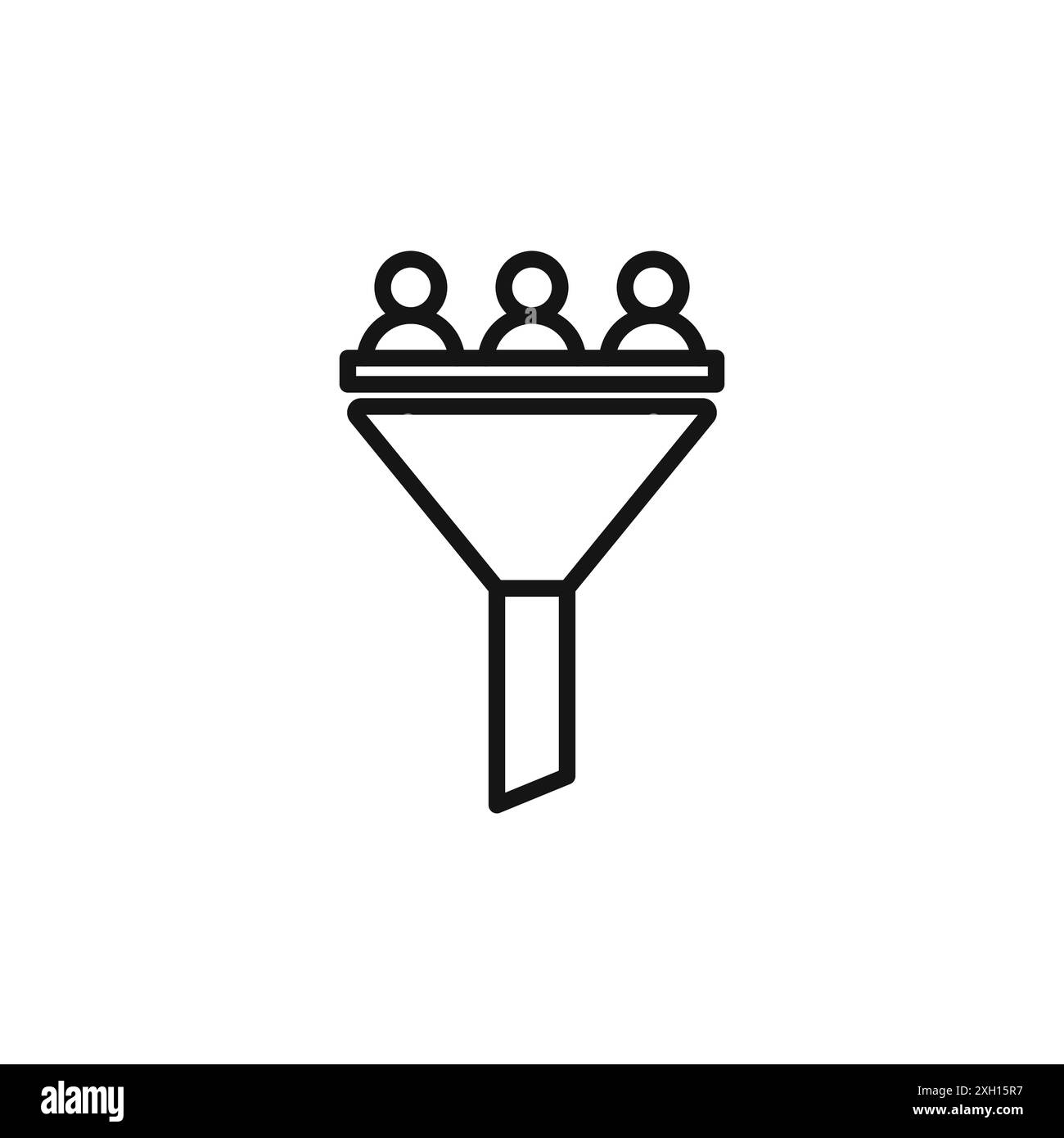 Conversion marketing icon black hi-res stock photography and images - Alamy