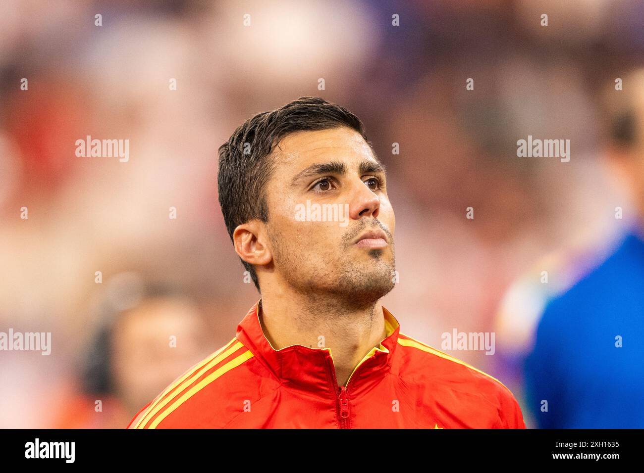 Munich, Germany. 09th, July 2024. Rodri of Spain seen during the UEFA ...