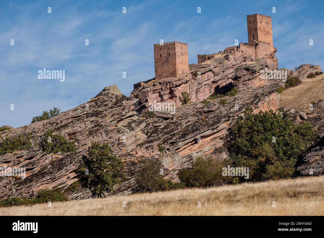 Zafra castle, 12th century, Campillo de Duenas, Guadalajara, Spain ...