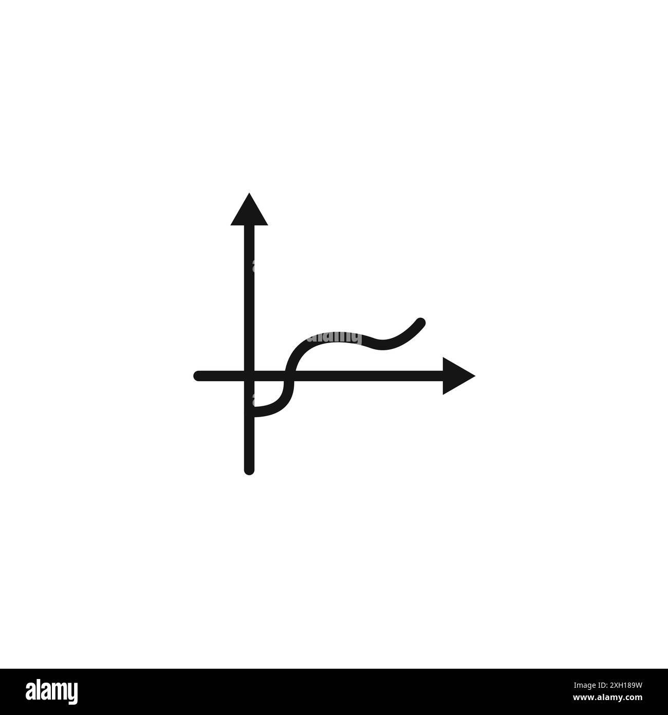 sinusoid icon logo sign vector outline in black and white color Stock Vector Image & Art - Alamy