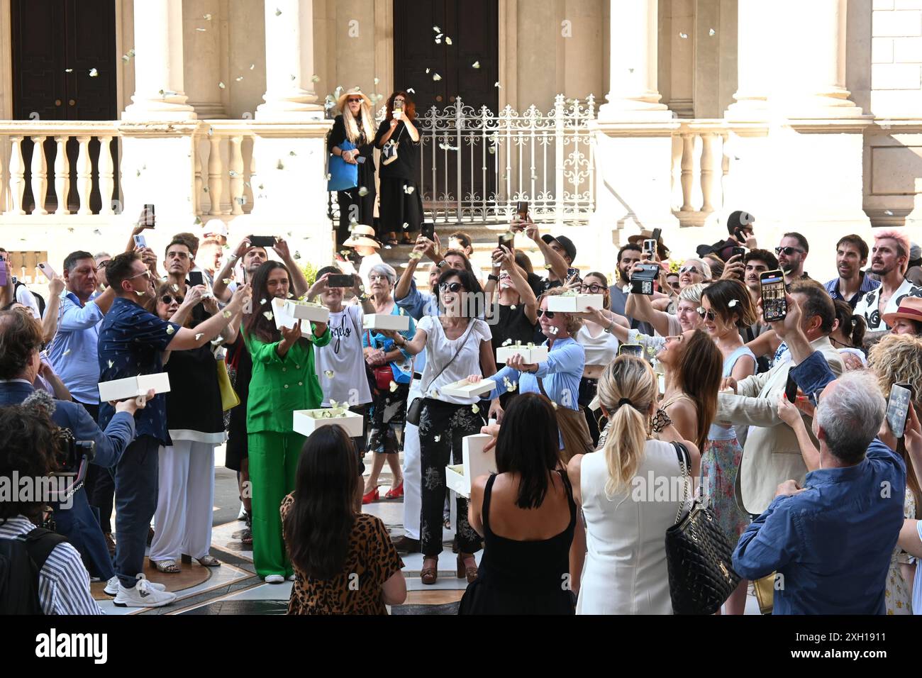 Milan, Italy BESTIARIO inauguration of the artistic installation by ...