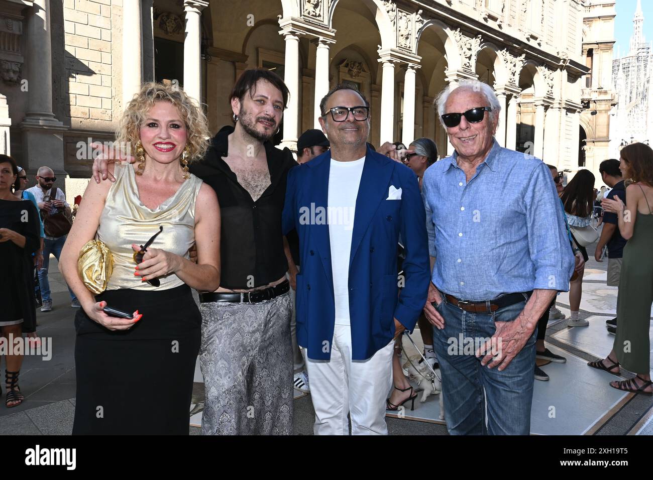 Milan, Italy BESTIARIO inauguration of the artistic installation by ...