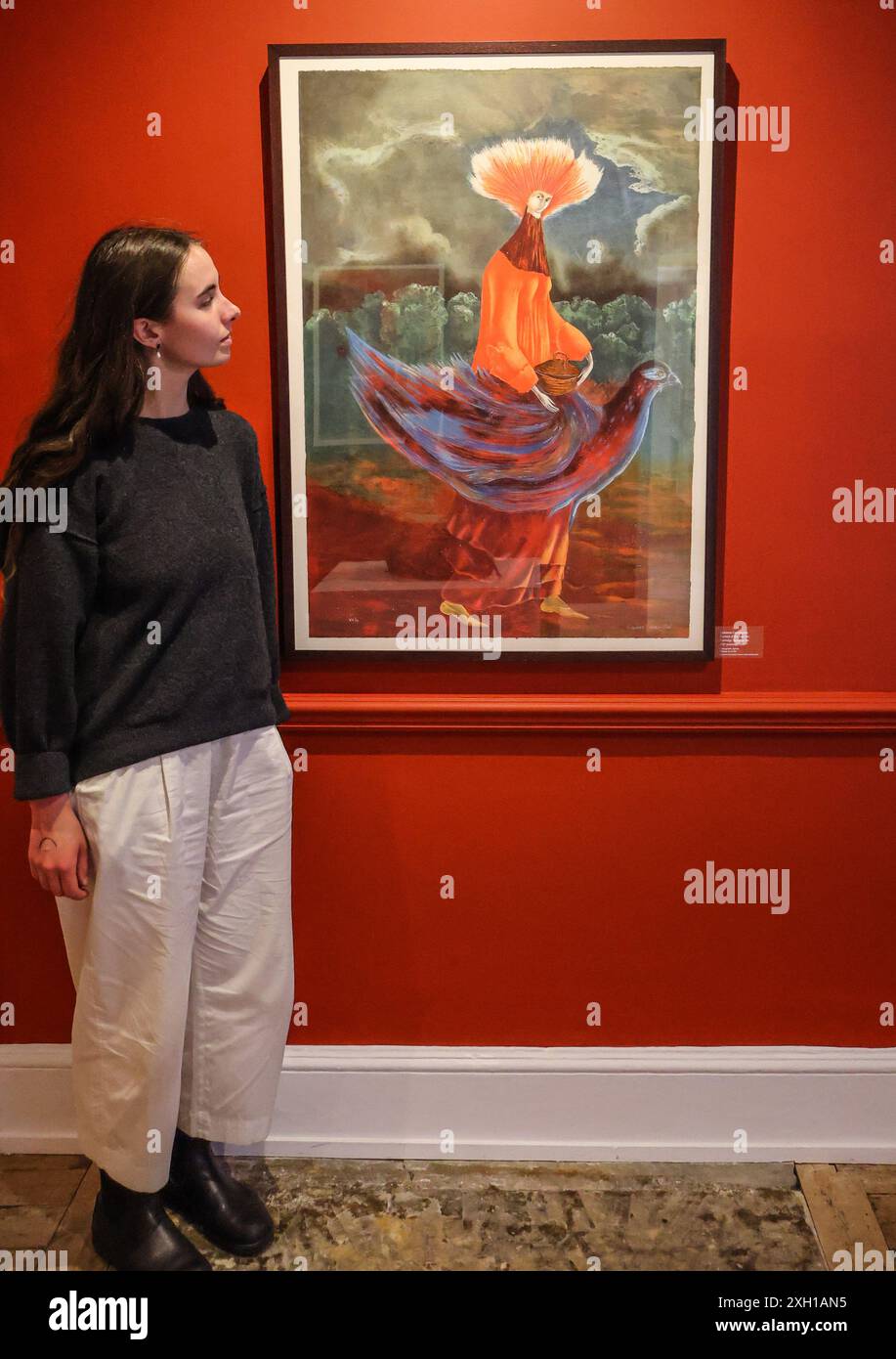 Petworth, West Sussex, UK. 11th July, 2024. Portrait of the Late Mrs ...