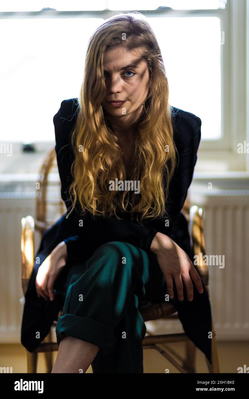 Heloise Werner, a soprano composer, photographed in her London Brixton ...