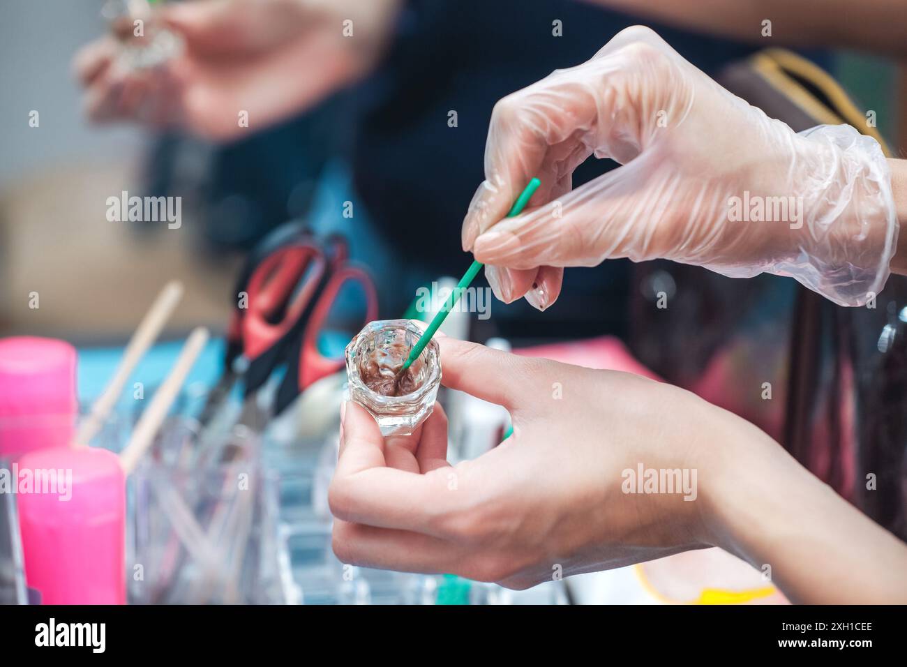 Skin staining hi-res stock photography and images - Alamy