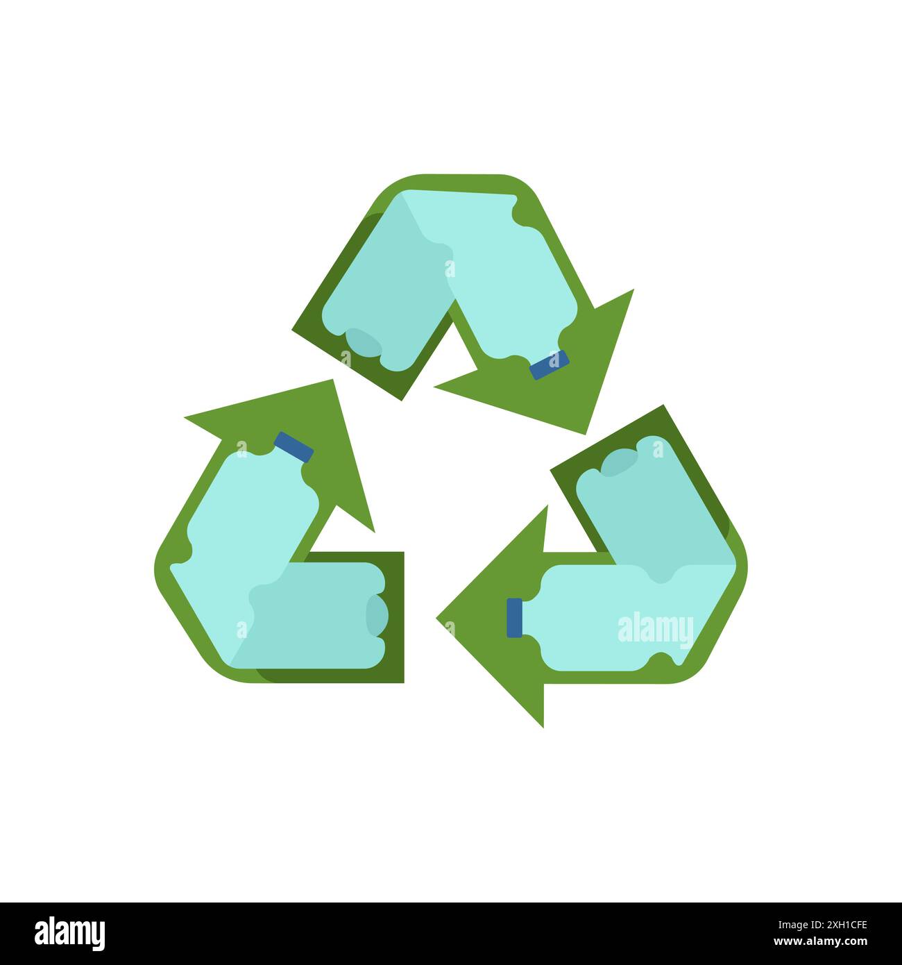 Plastic bottle recycling Stock Vector Images - Alamy