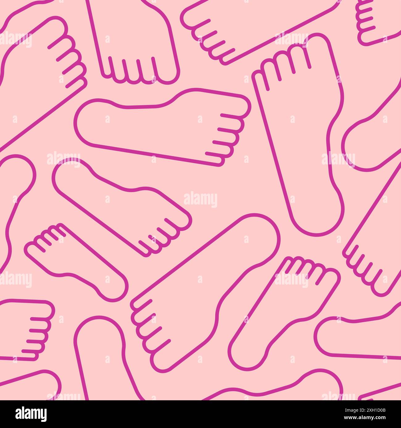 feet pattern seamless. legs background. footprints texture Stock Vector ...