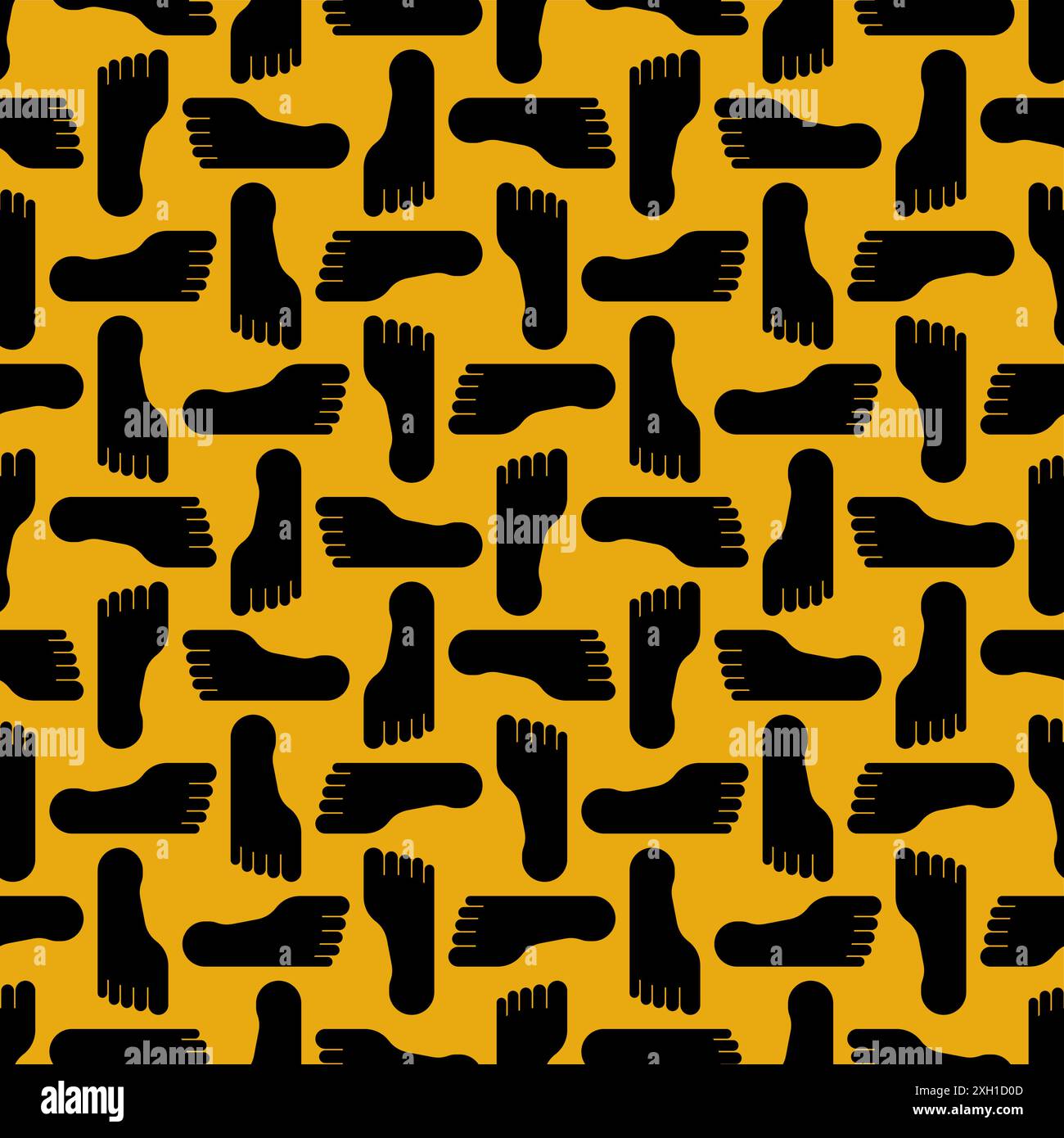 feet pattern seamless. legs background. footprints texture Stock Vector ...