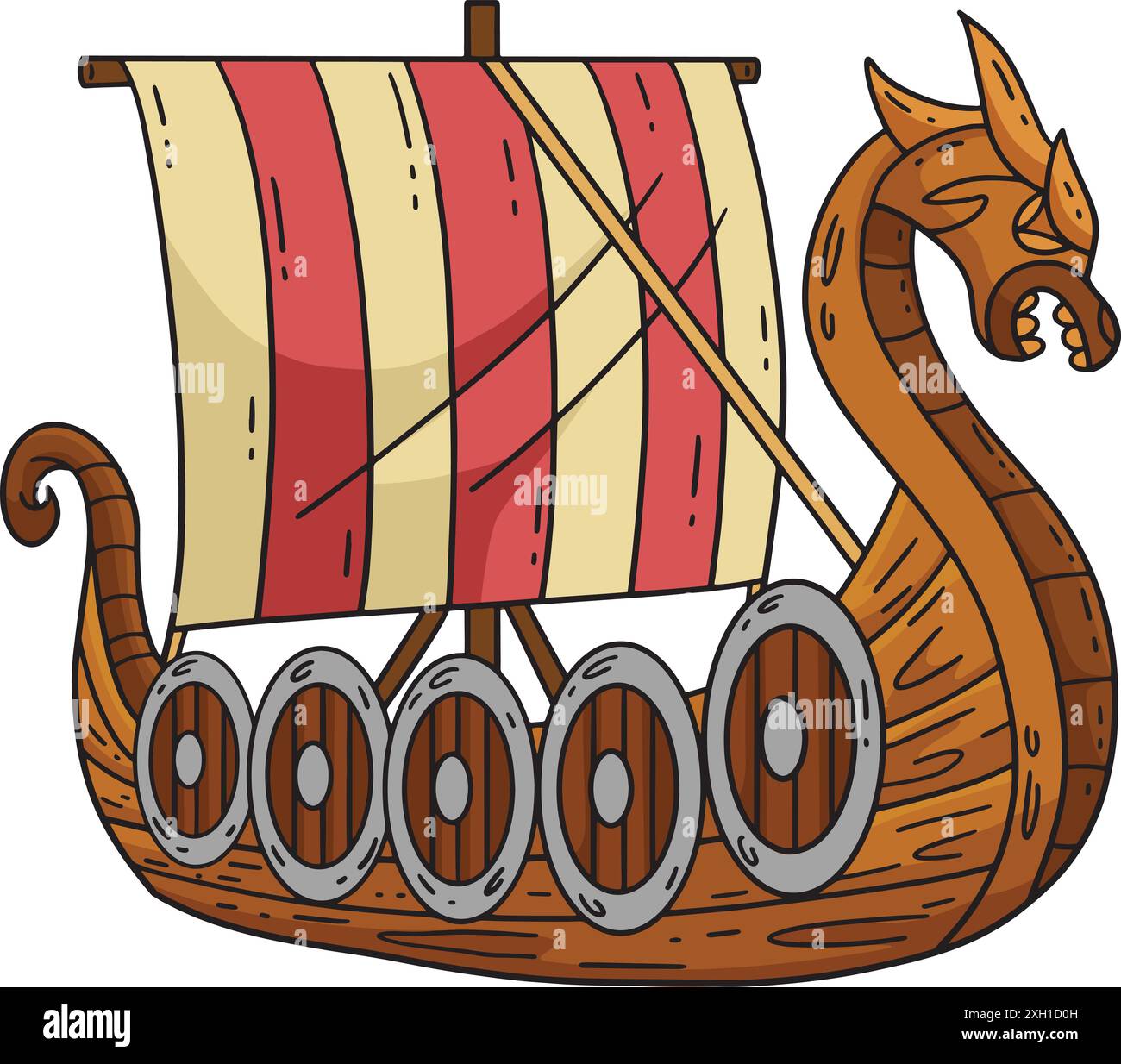 Viking Ship Clipart Viking Long Ship Png Black And White Graphic By