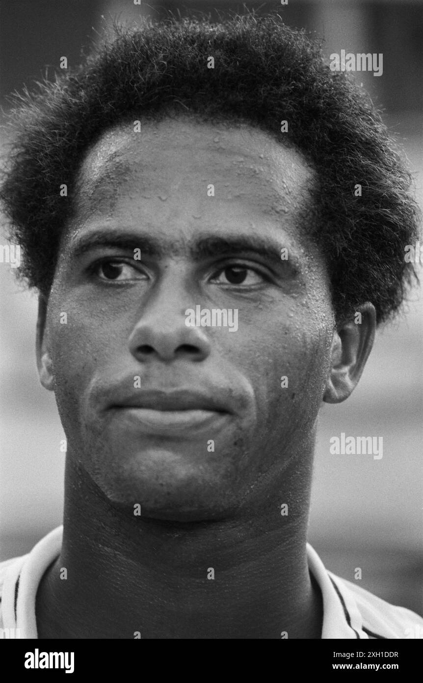 Chip Hooper, American tennis player, attending the French Open in 1987 ...