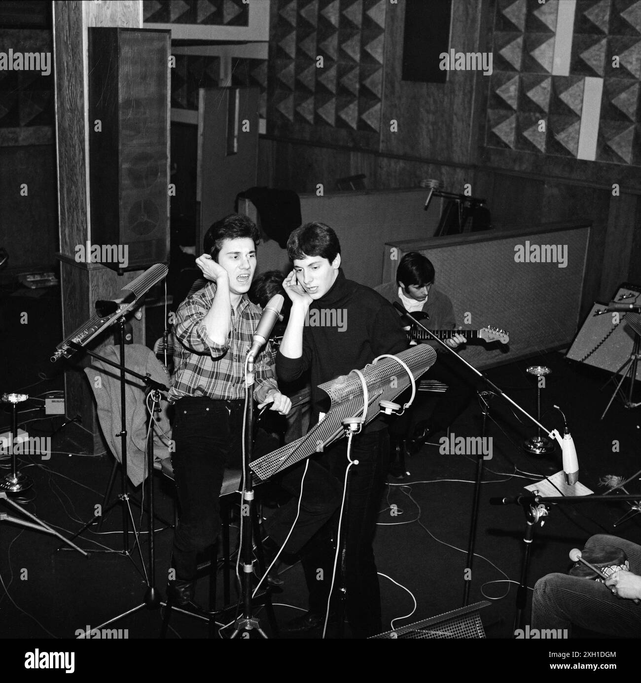 1960s recording studio Black and White Stock Photos & Images - Alamy