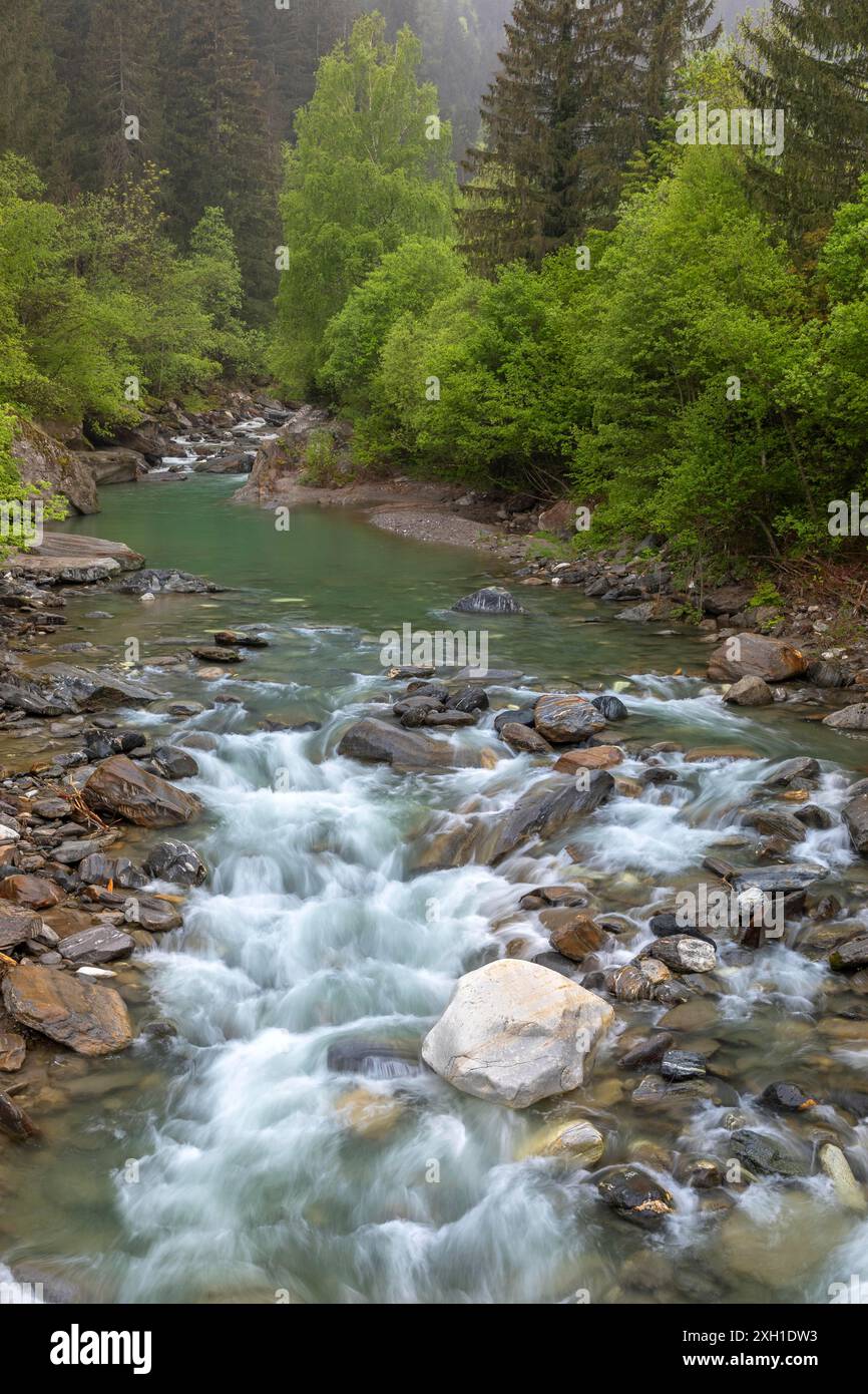 Pass Gorge in the Passeier Valley, South Tyrol Stock Photo - Alamy