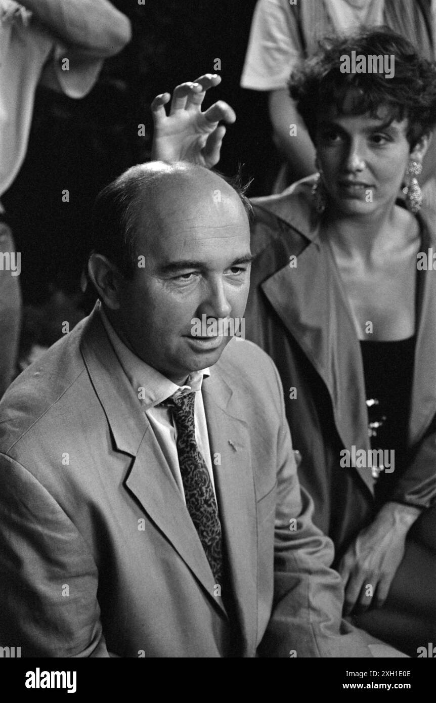 French actors Gérard Jugnot and Philippine Leroy-Beaulieu on the ...