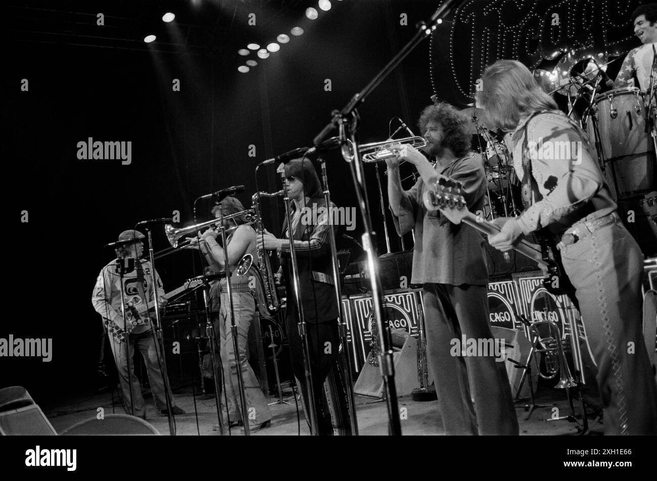 Chicago (band) in concert at the Hippodrome de Pantin (now Parc de la ...