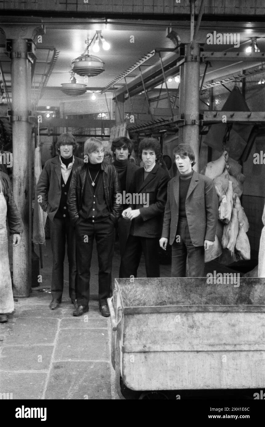 French rock band Les Tarés. From left to right : Bernard Photzer, Yvan ...