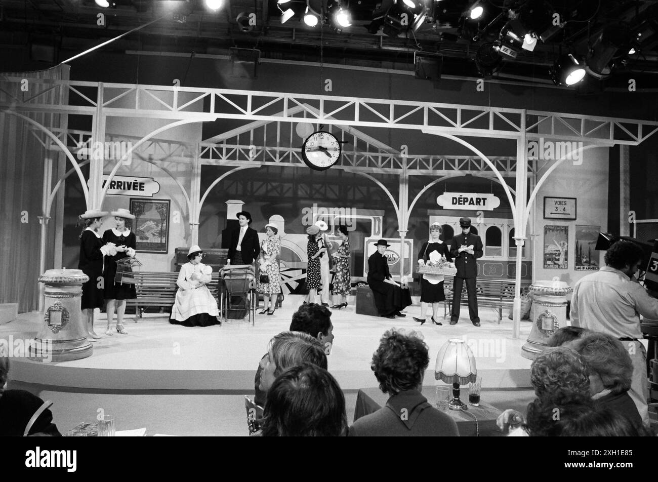 French TV show "Chantez le moi" broadcast on Antenne 2 in 1985 ...