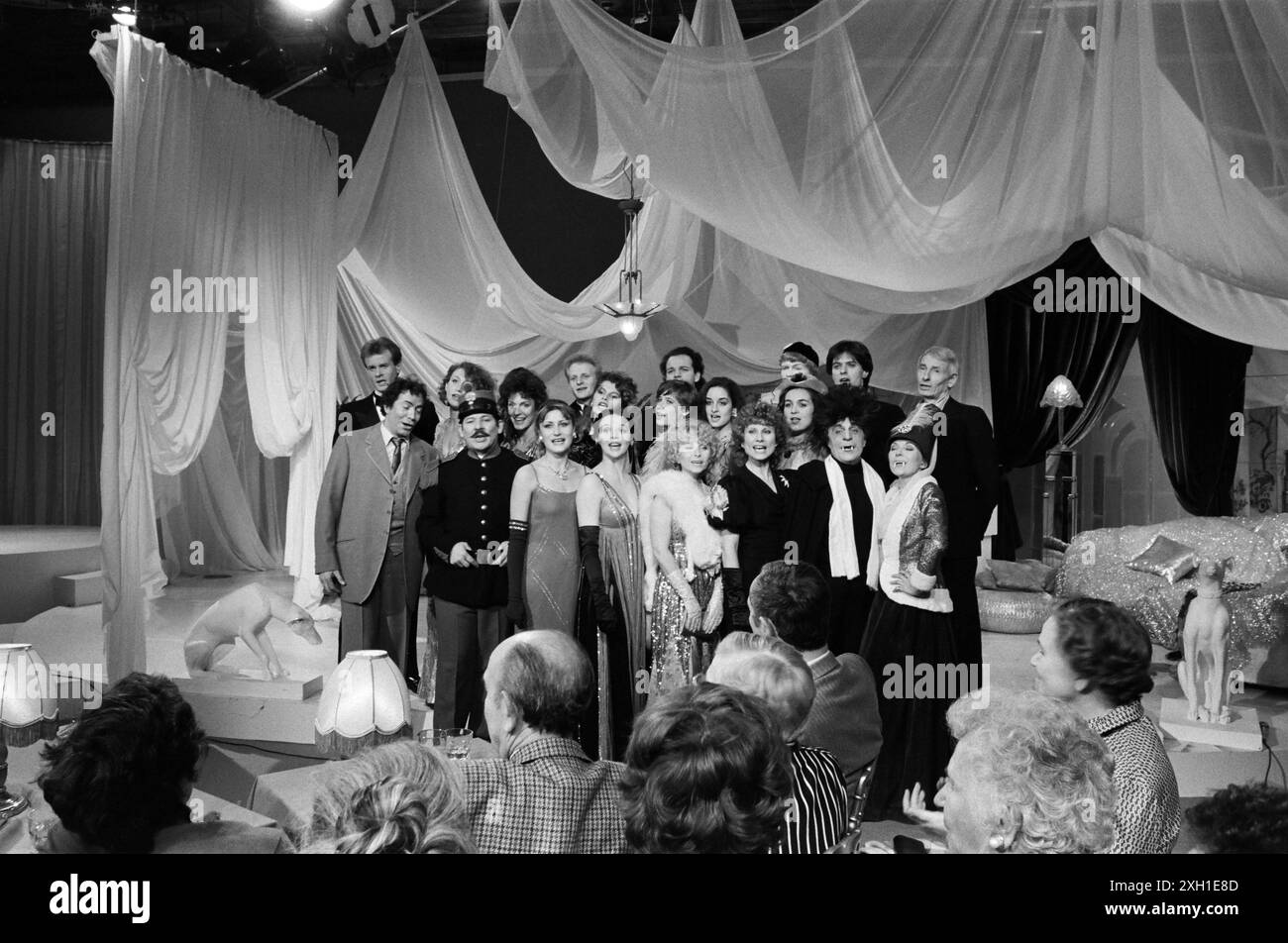 French TV show "Chantez le moi" broadcast on Antenne 2 in 1985 ...