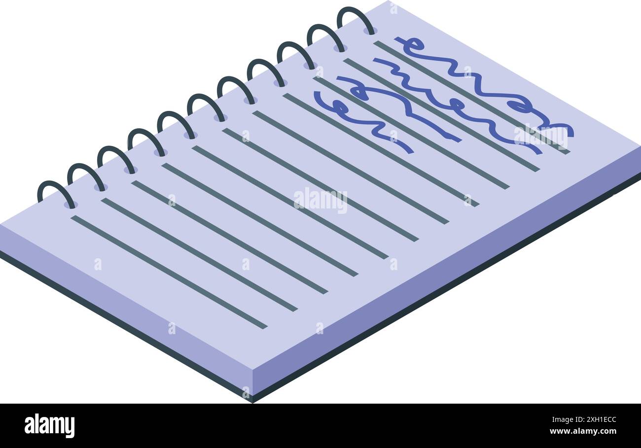 Notepad showing handwritten notes, ideal for illustrating concepts of ...