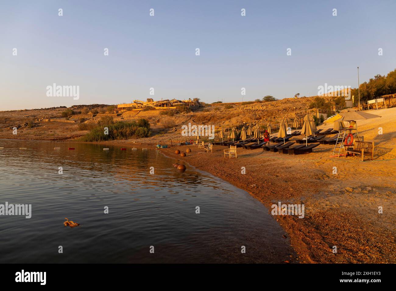View of the Corniche and hotel resorts, lowest point on earth, 400 ...