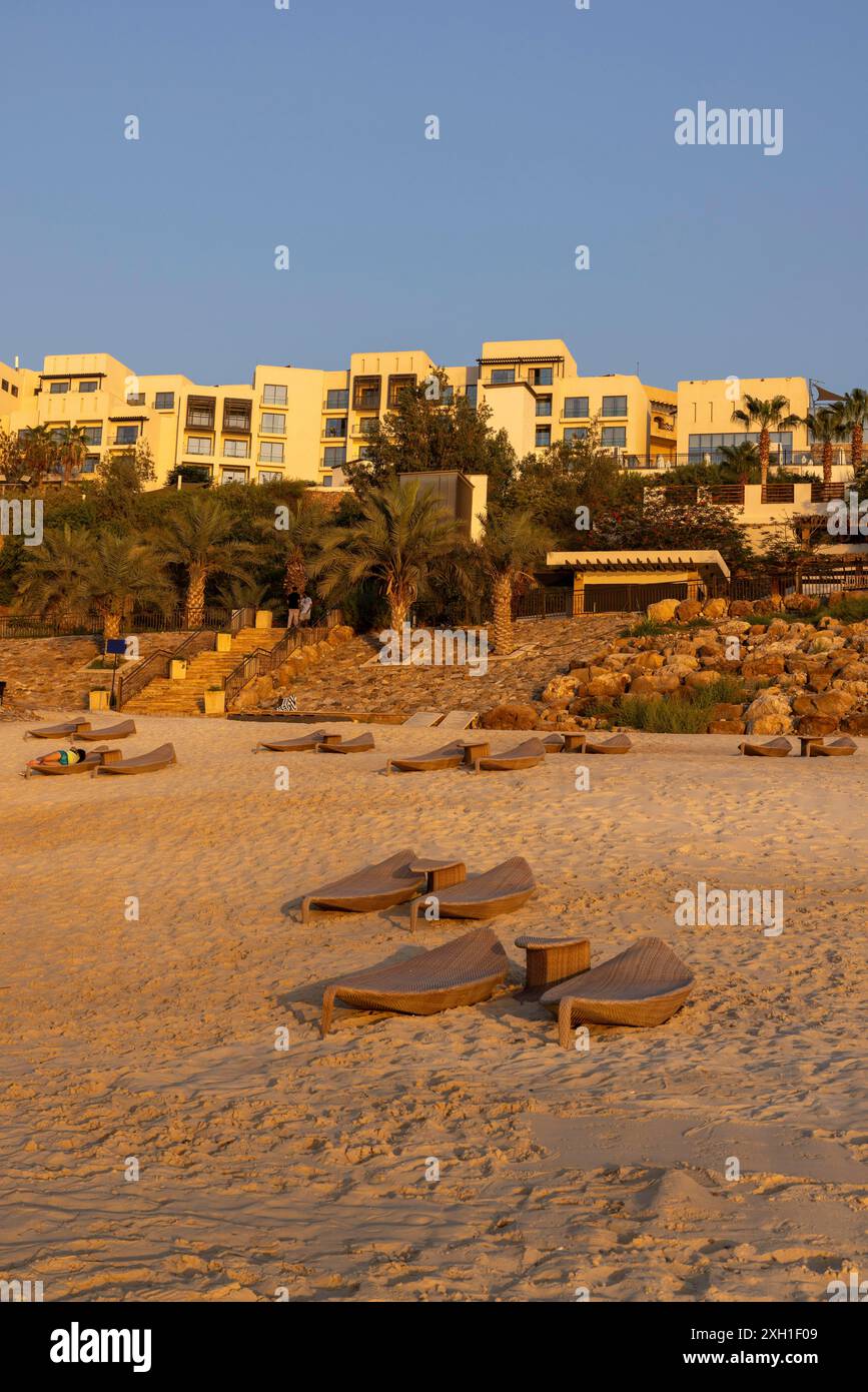 View of the Corniche and hotel resorts, lowest point on earth, 400 ...