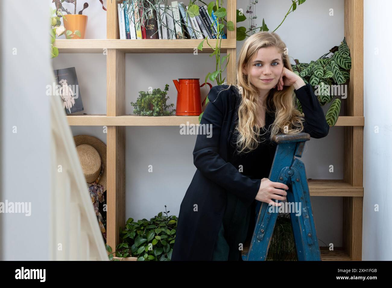 Heloise Werner, soprano composer, photographed in her London Brixton ...