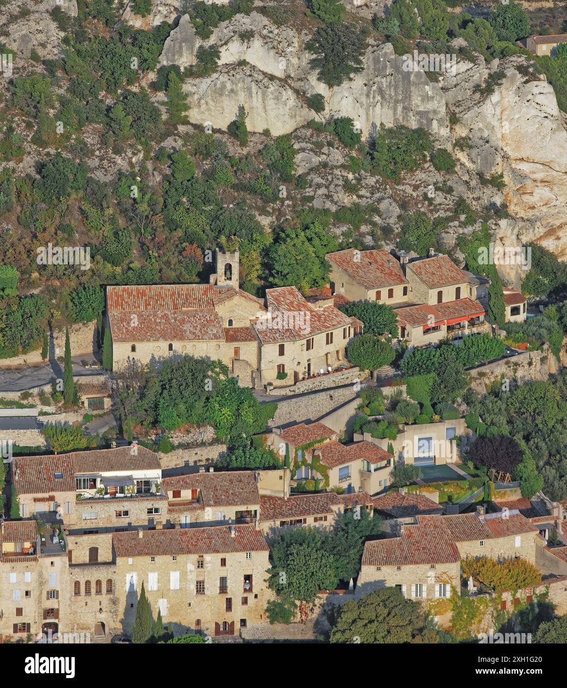 France, Vaucluse department, Séguret, village labelled "Most beautiful ...